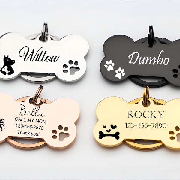 Personalized Custom Dog Collar - Etsy