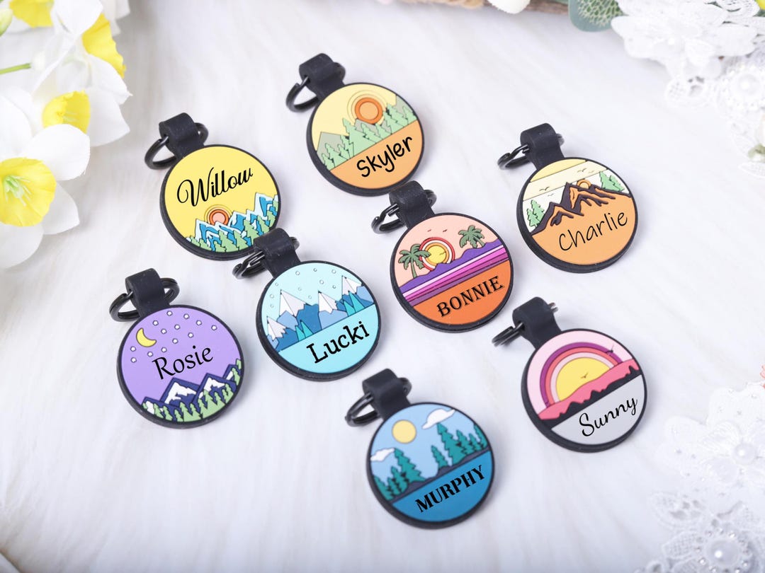 Personalized Silicone Dog Tag,silent Dog Tags,soundless&custom Puppy Id ...