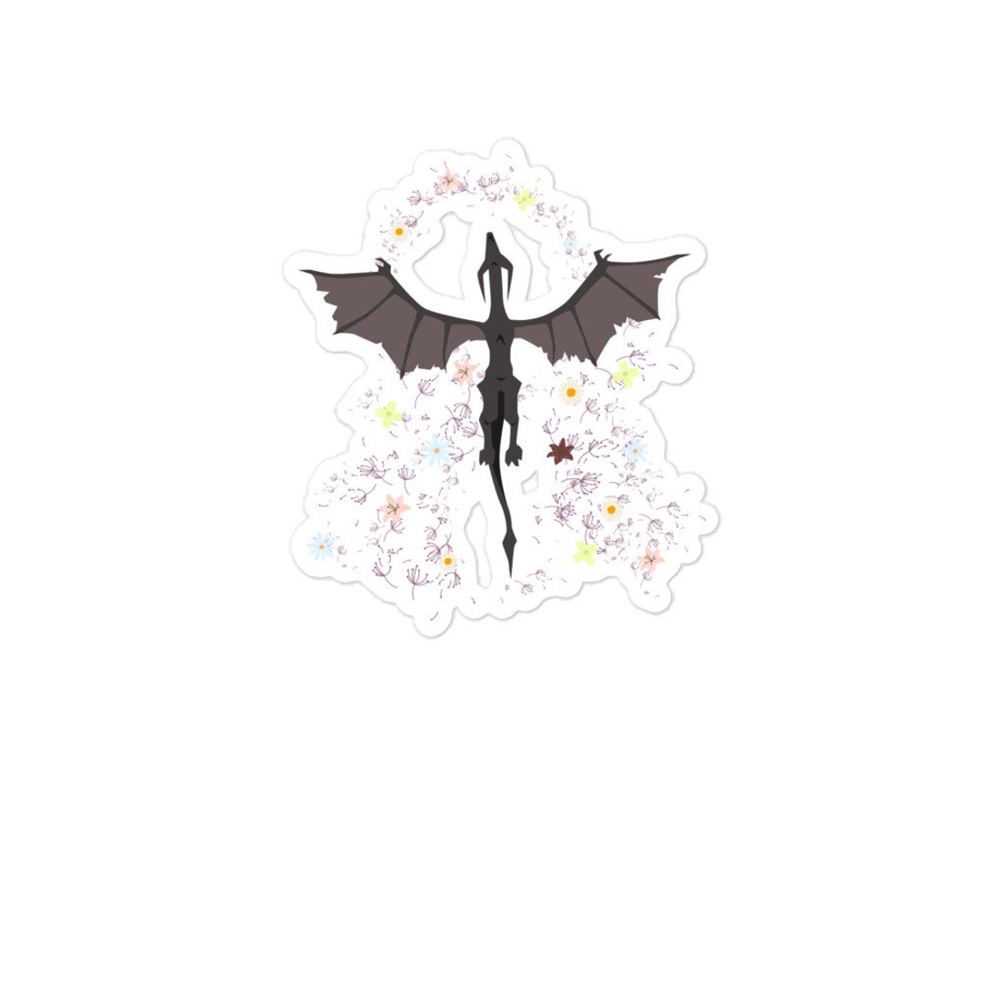 Abraxos Flowers Sticker, Throne of Glass Sticker, Sarah J Maas Sticker ...