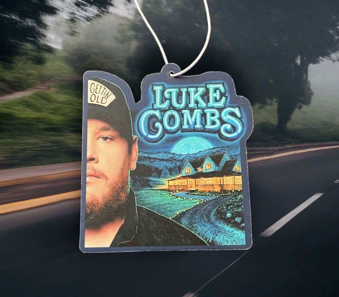 Luke Combs Car Air Freshener Country Singer Viral Joke Gift Birthday ...