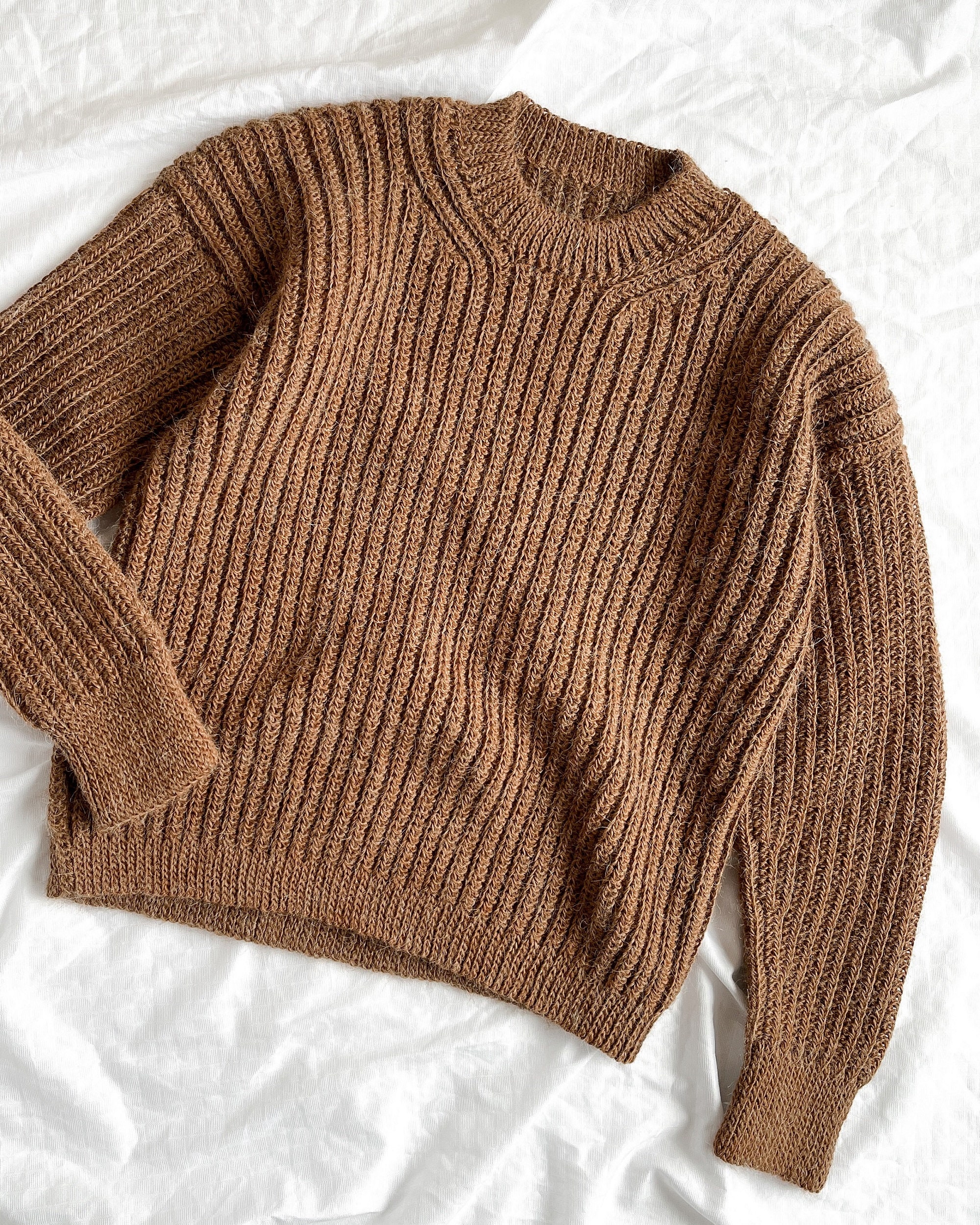 Crochet Pattern Sweater Pattern Ribbed Sweater November PDF - Etsy