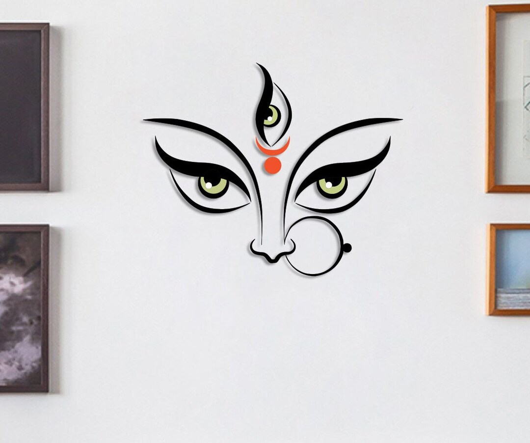Metal Wall Art, Durga Metal Wall Art, Interior Decoration, Wall Hanging ...