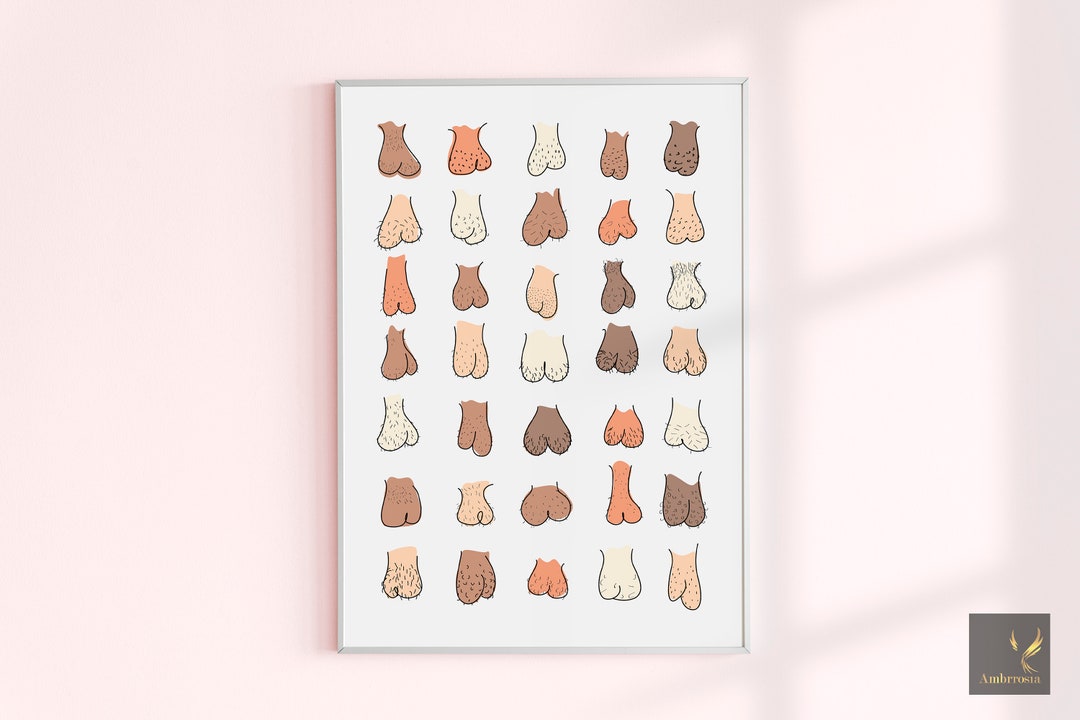 Body Positive Dick, Penis Art Print, Willy Line Art Print, Dick Poster ...