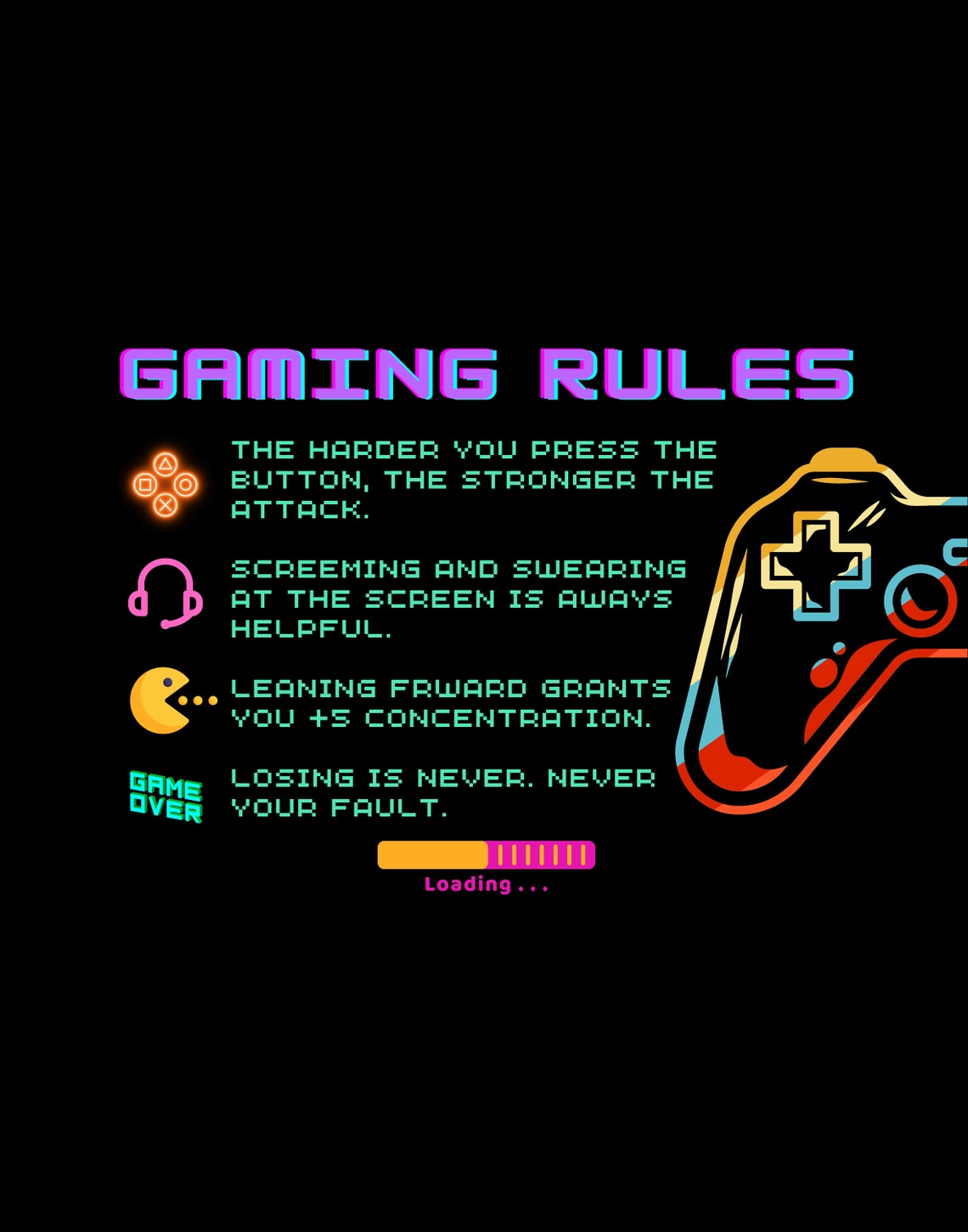 Retro Gaming Decor | Gaming Culture Art | Fantasy Art | Gaming ...