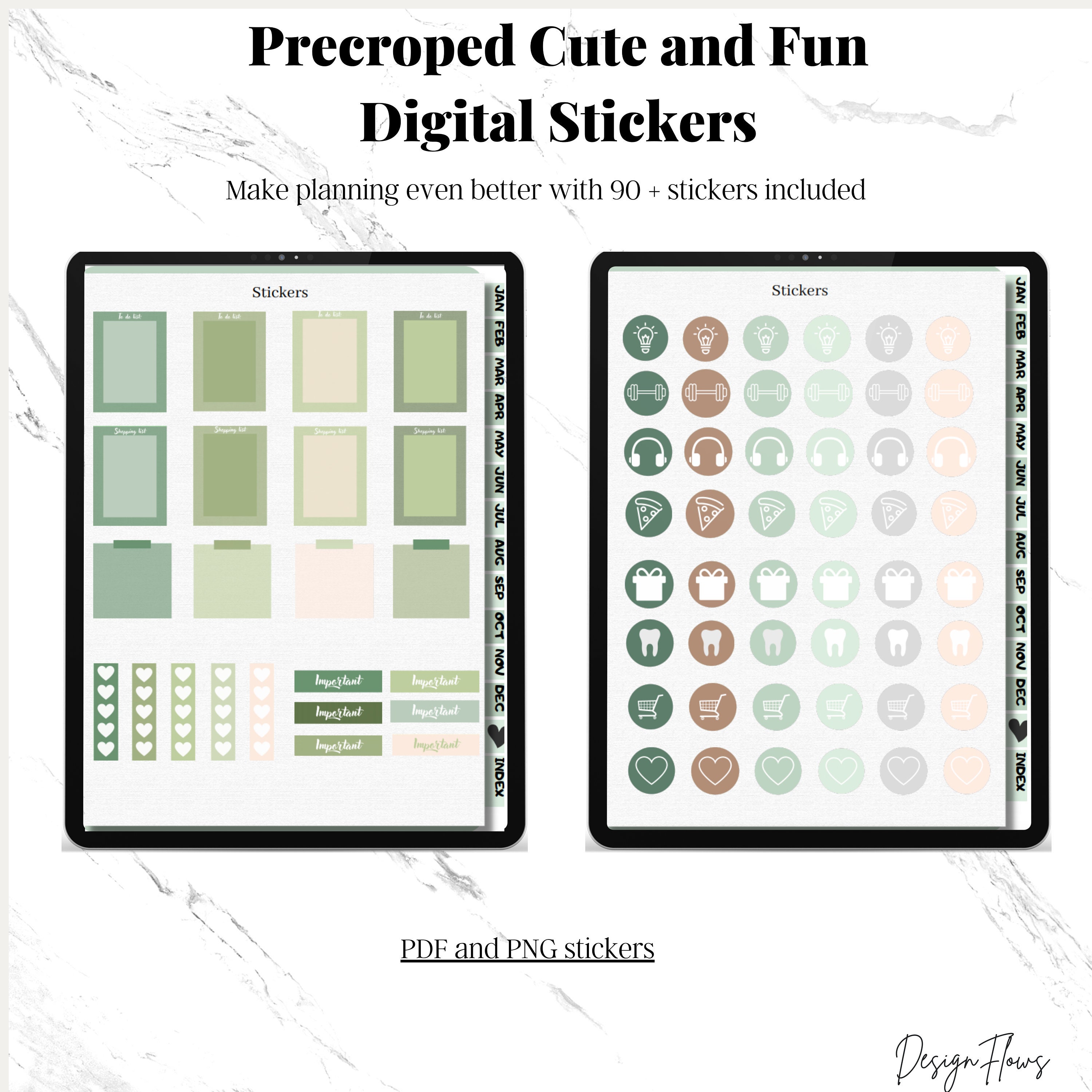 2023 Digital Planner, Digital Planner, Minimal Hyperlinked Planner for ...