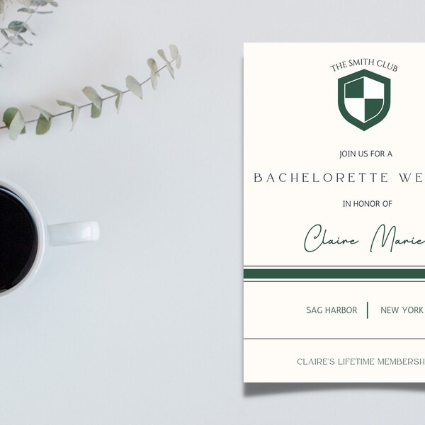 Country Club Invitations - Etsy