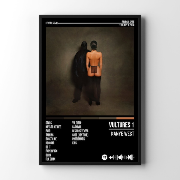 Vultures Kanye West Poster - Etsy