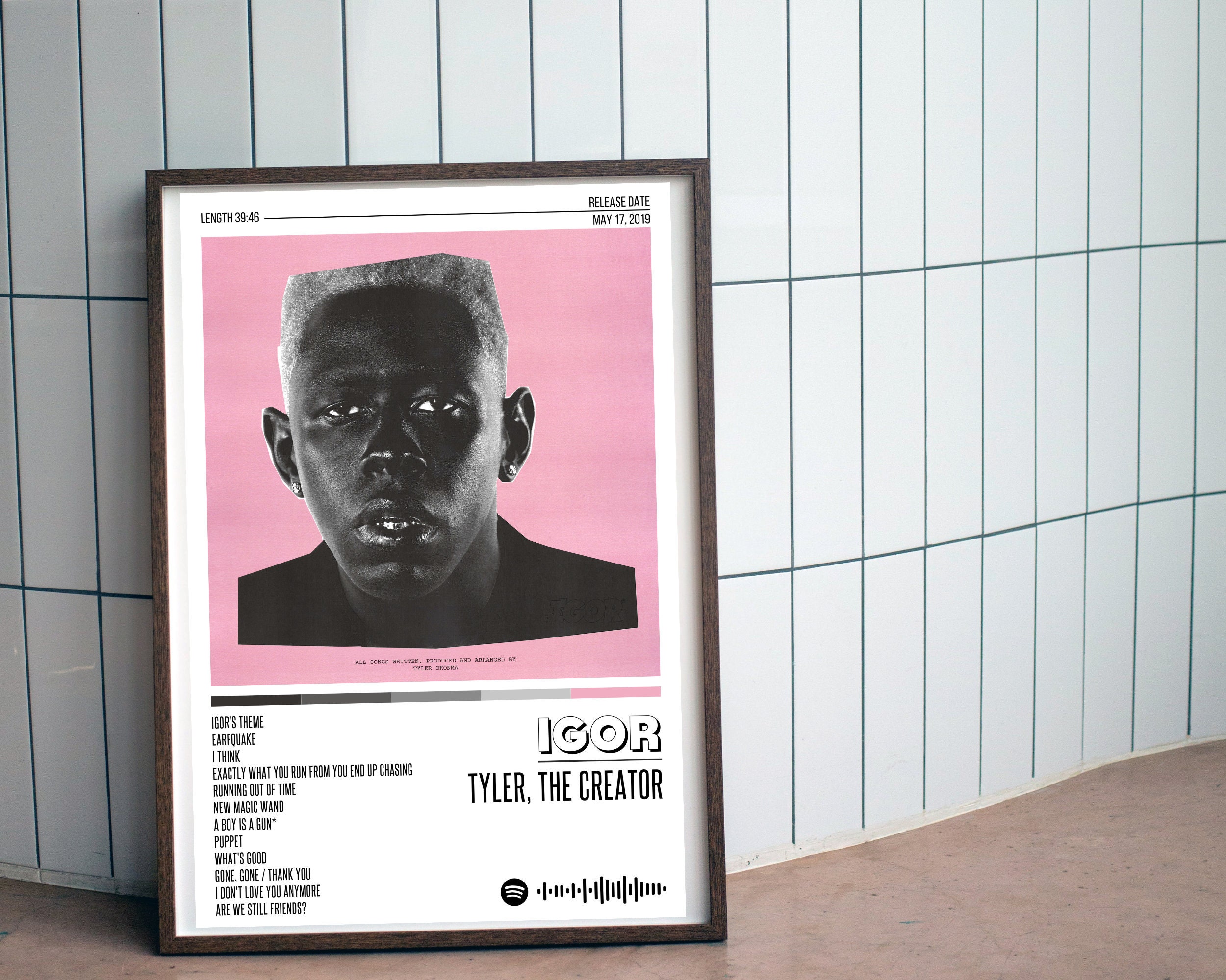 Tyler, the Creator Igor Album Poster, Album Cover Poster, Poster Gift ...