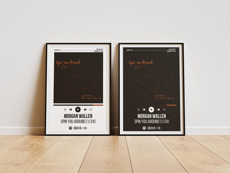 Music Album Poster - Choose Your Album Poster, Custom Country Music ...