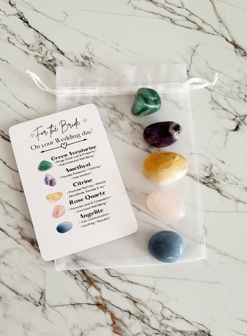 Crystals for the Bride Wedding Day Crystal Gift Set - Etsy
