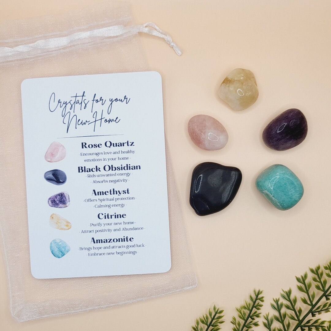 New Home Crystal Gift Set Crystals for New Home Cleansing New Home ...