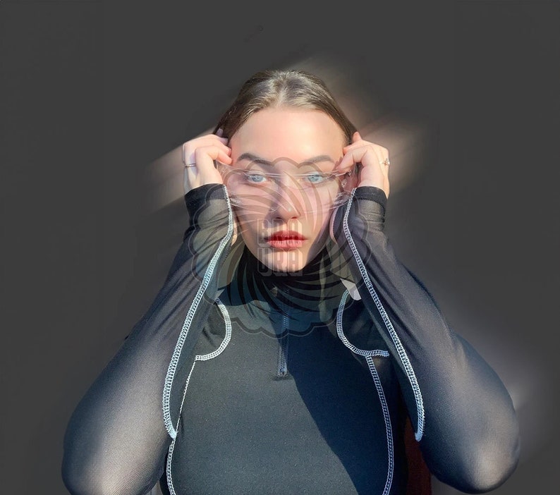 Y2K Shirts , Goth Dark Techwear , Grunge Black Buckle Y2K T-shirts ...