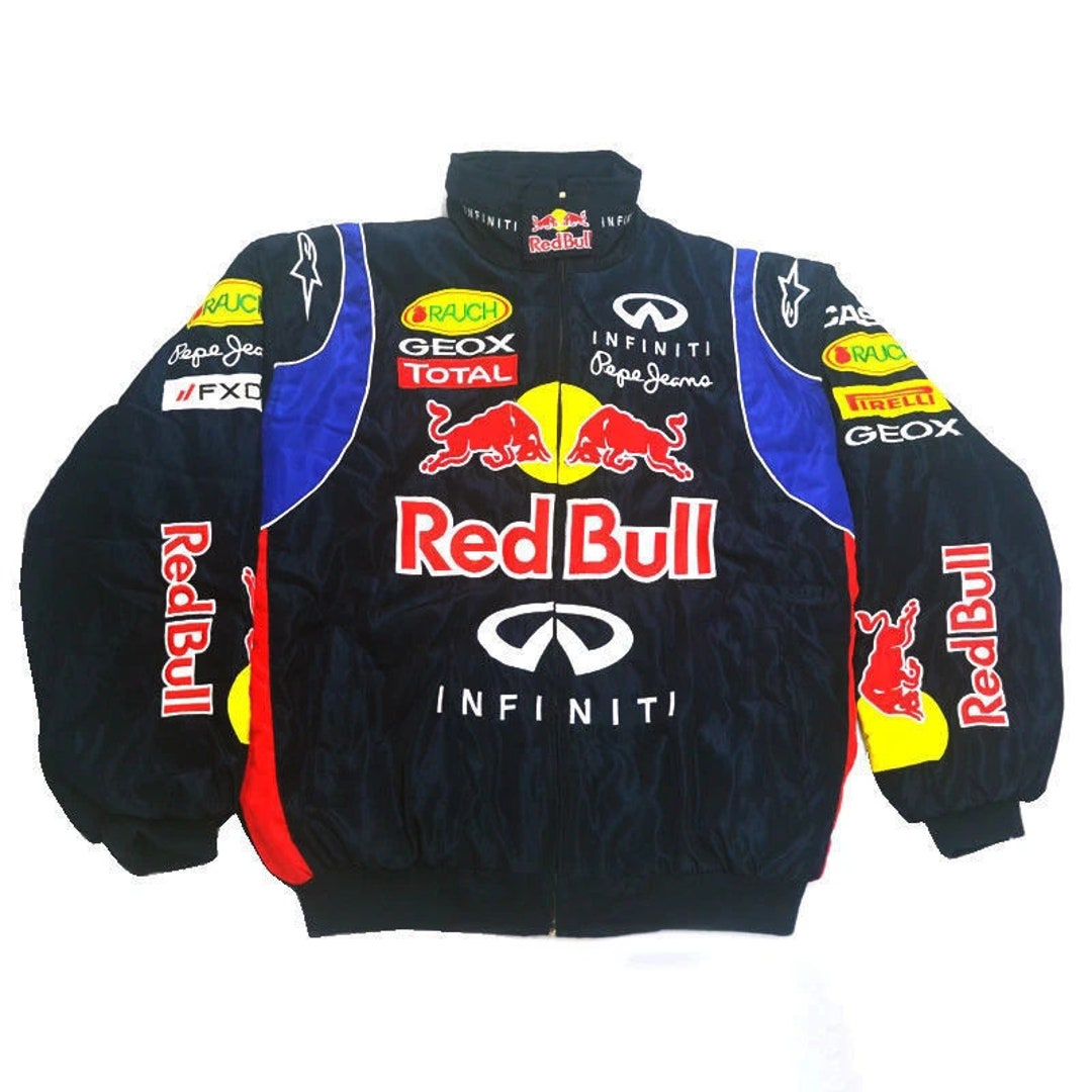 Formula 1 Redbull Racing Jacket Coat Women Casual Zipper Long - Etsy