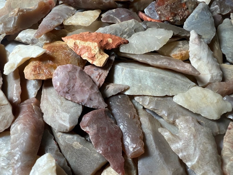 Stone Age Neolithic Arrowhead Artifacts - Etsy