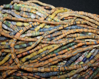160 African Sandcast Beads African Glass Beads Sand-cast Powder Glass ...