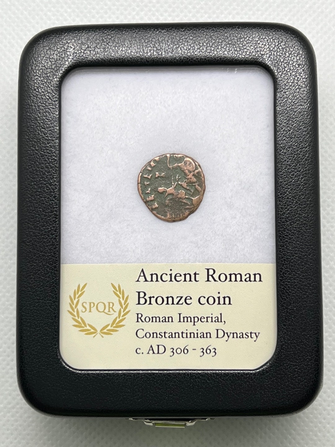 Genuine Ancient Roman Coin in Display Case - Constantius II - Etsy