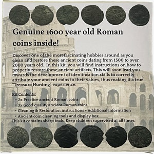Ancient Roman Coin Cleaning Kit - (clean Your Own Roman Coins!) - Etsy