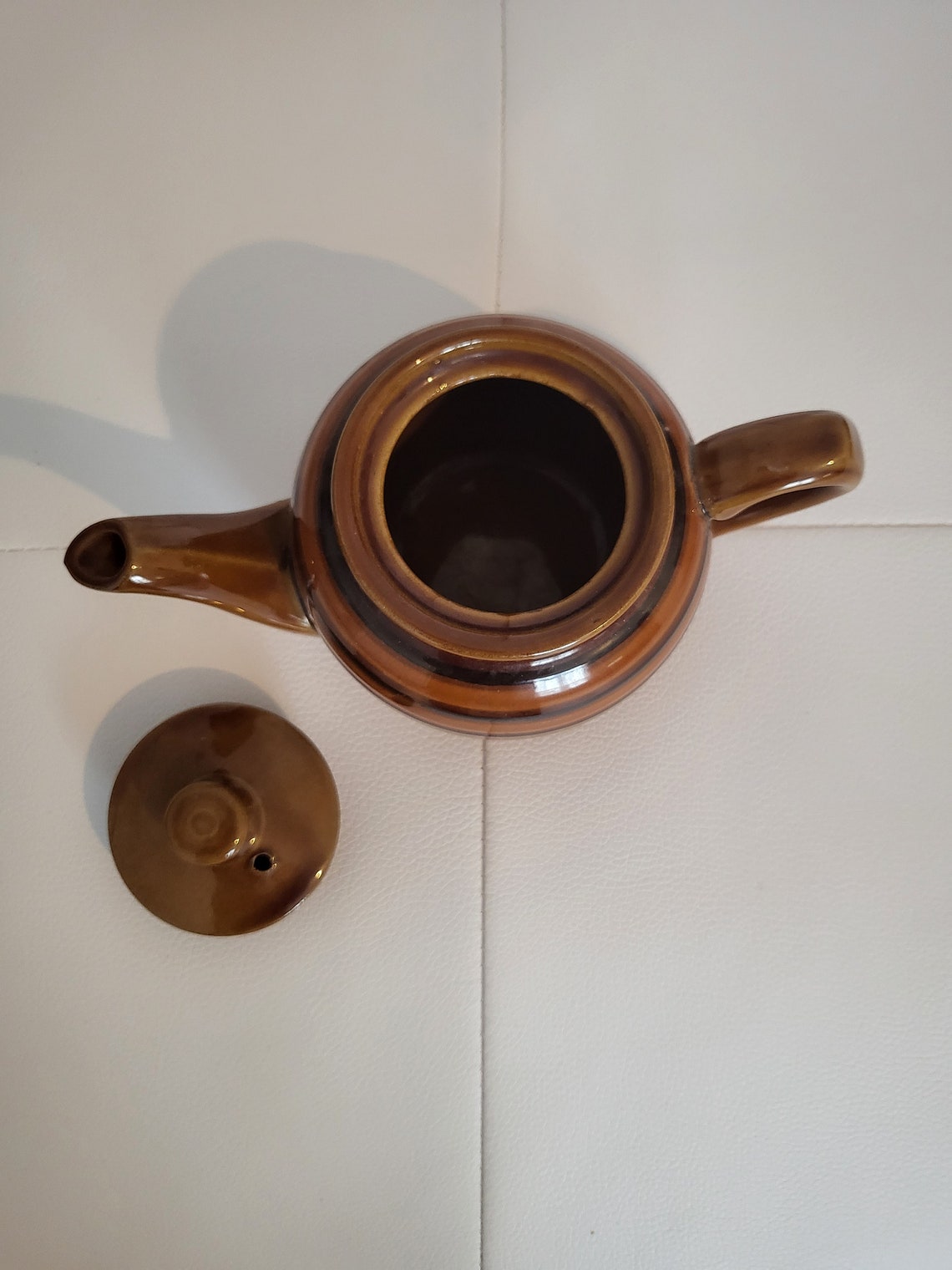 Vintage Sadler Brown Betty Personal Teapot - Etsy