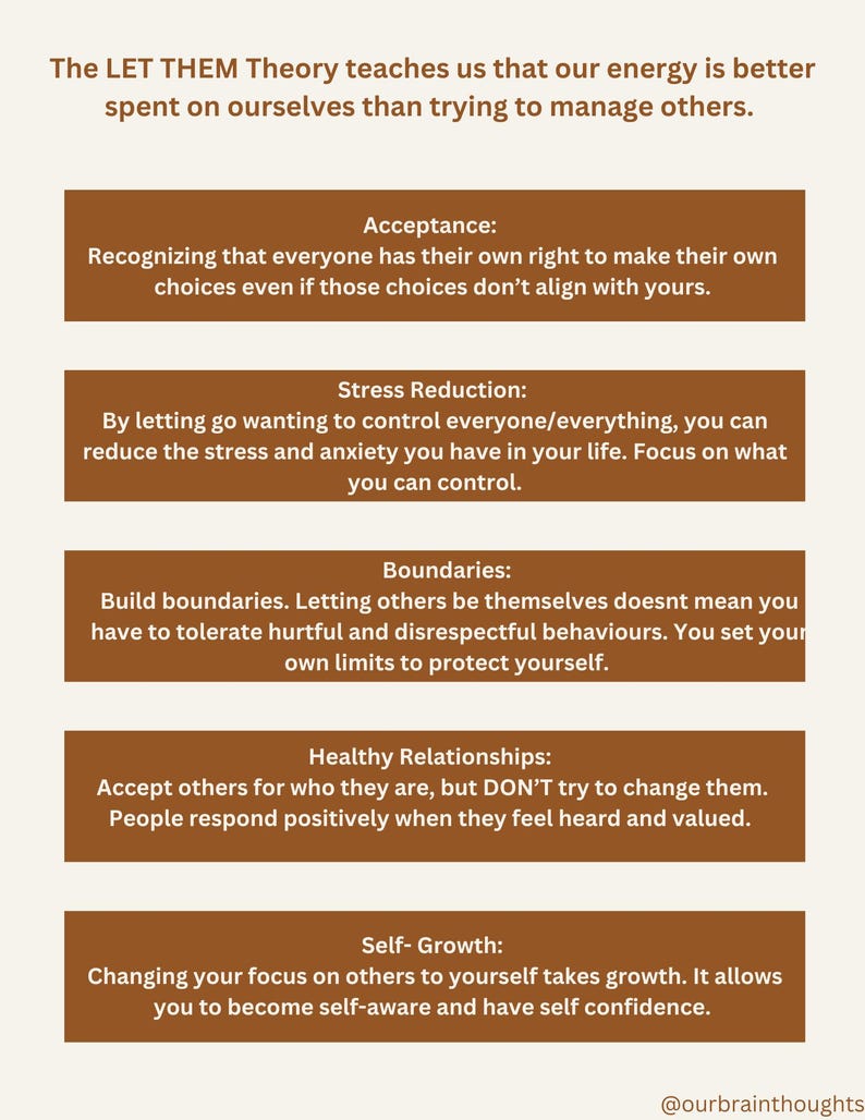 Let Them Theory Workbook - Etsy