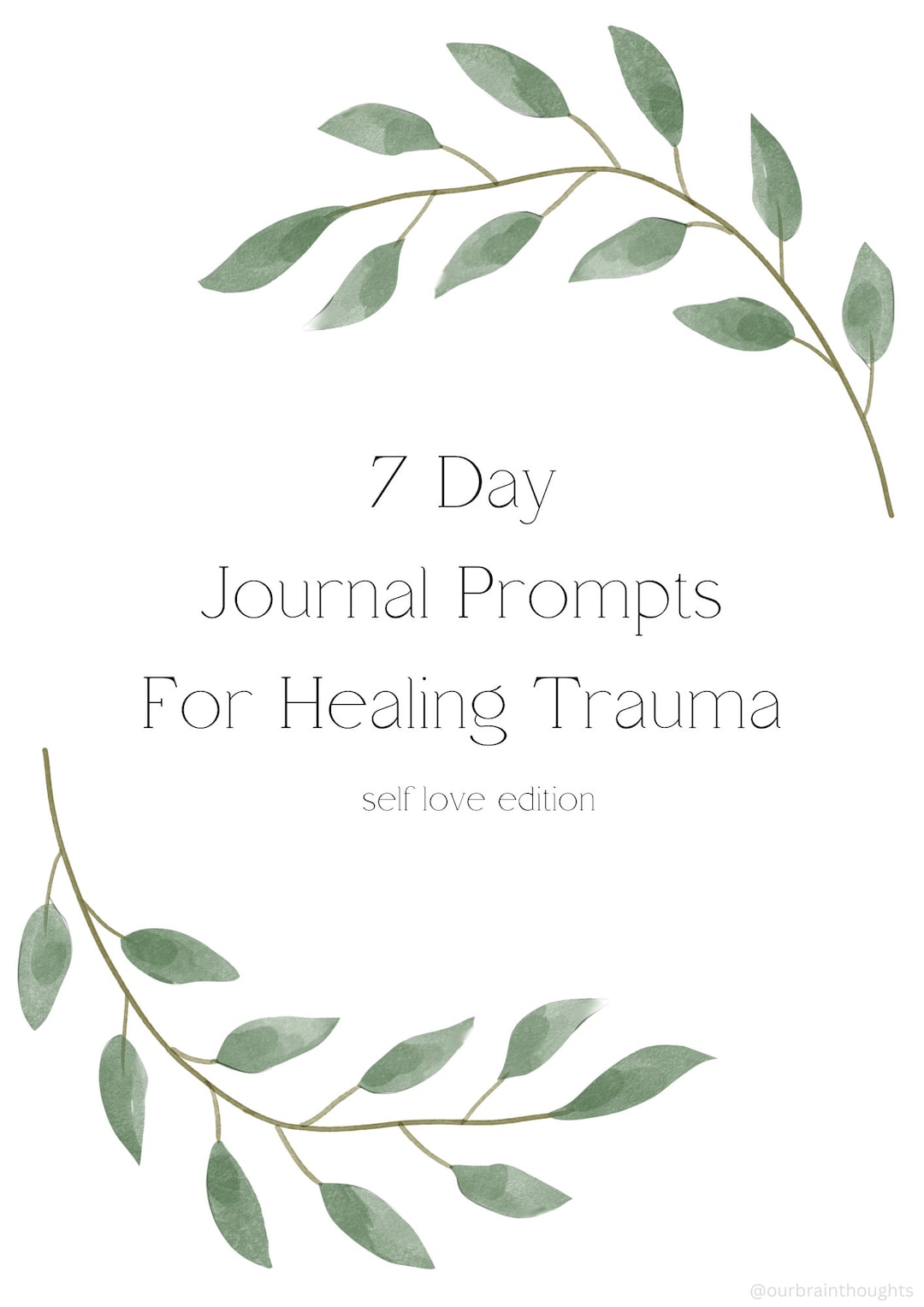 7 Day Journal Prompts for Healing Trauma - Etsy