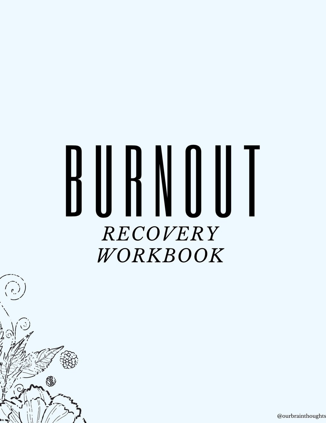 Burnout Recovery Workbook - Etsy