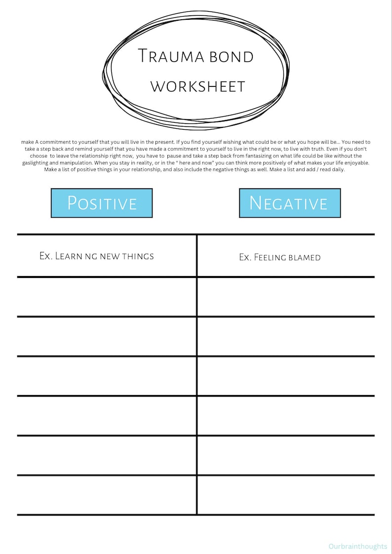 Connected by a Trauma Bond - Etsy