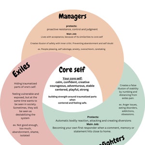 Internal Family Systems Self Workbook - Etsy