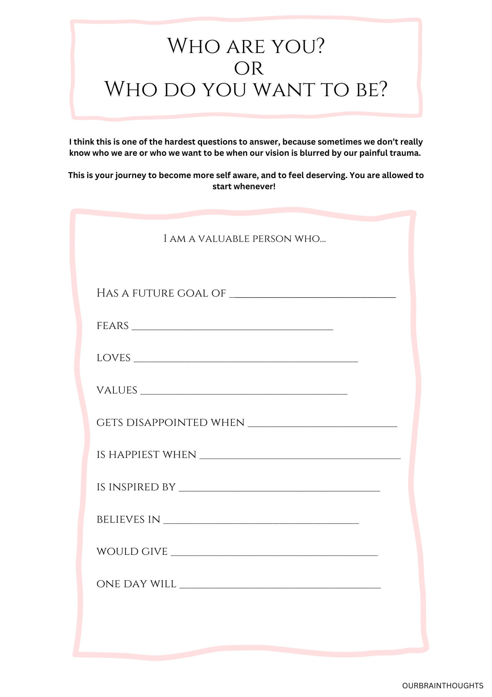 Internal Family Systems Self Workbook - Etsy