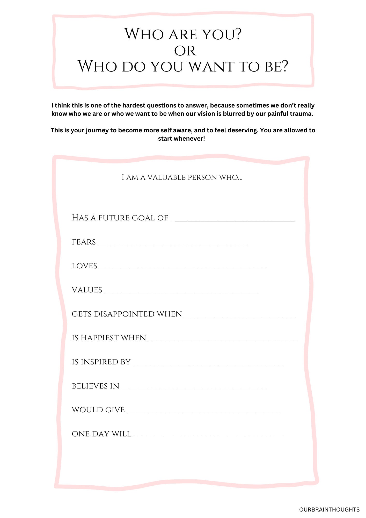 Internal Family Systems Self Workbook - Etsy