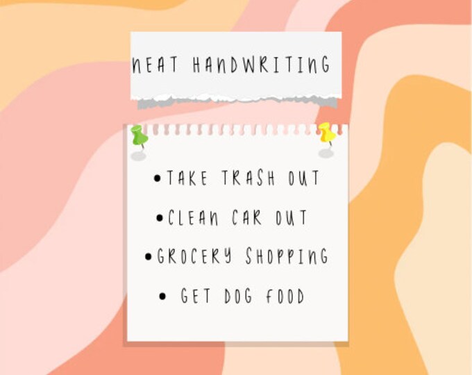 Neat Handwriting , Handwritten Font, Simple Font , Goodnotes Font ...