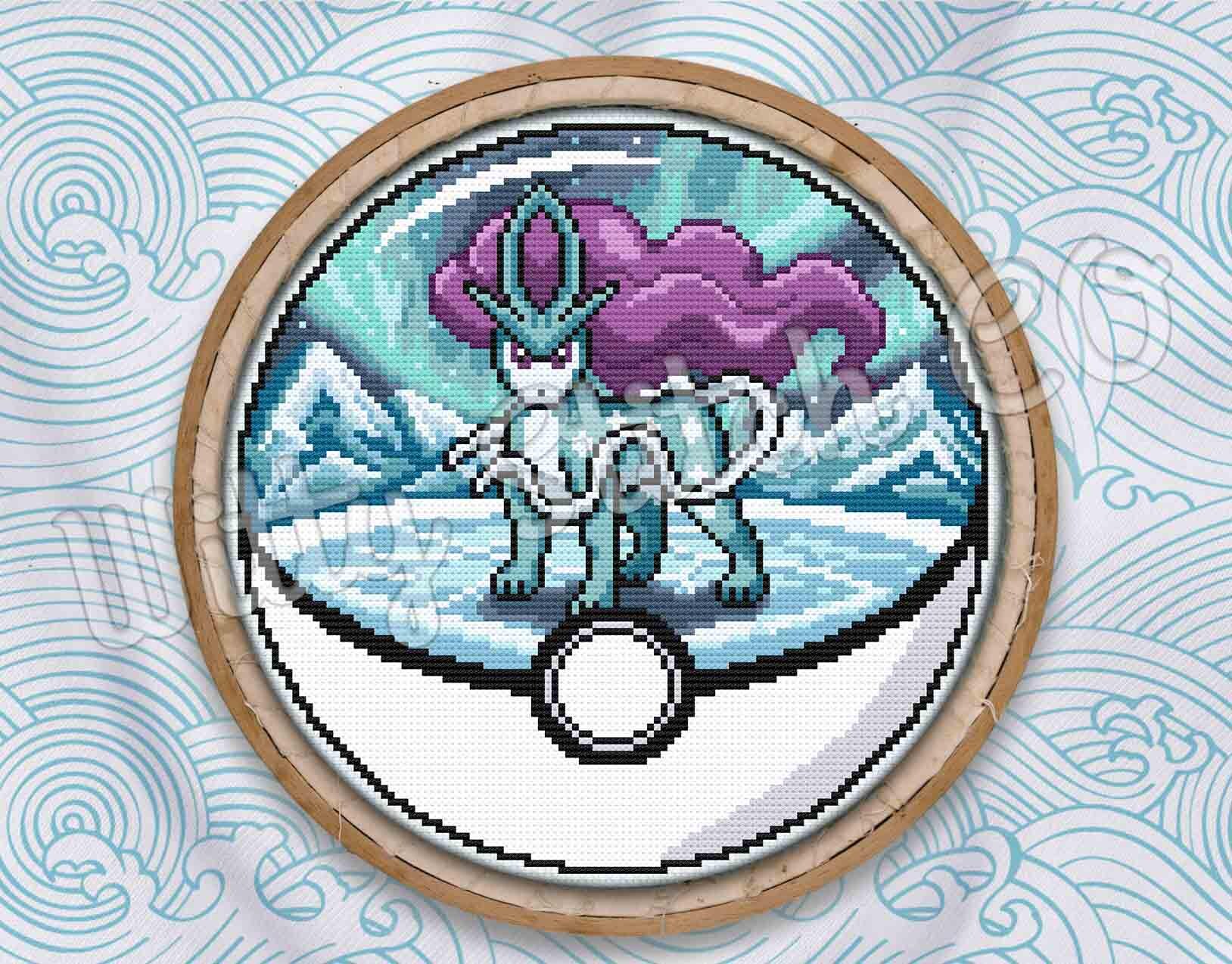 Legendary Beasts Pokeball Cross Stitch Pattern Pack: Raikou, Entei ...
