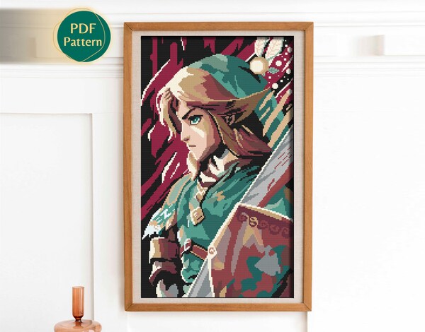Zelda Cross Stitch Pattern Pdf Format - Etsy Canada