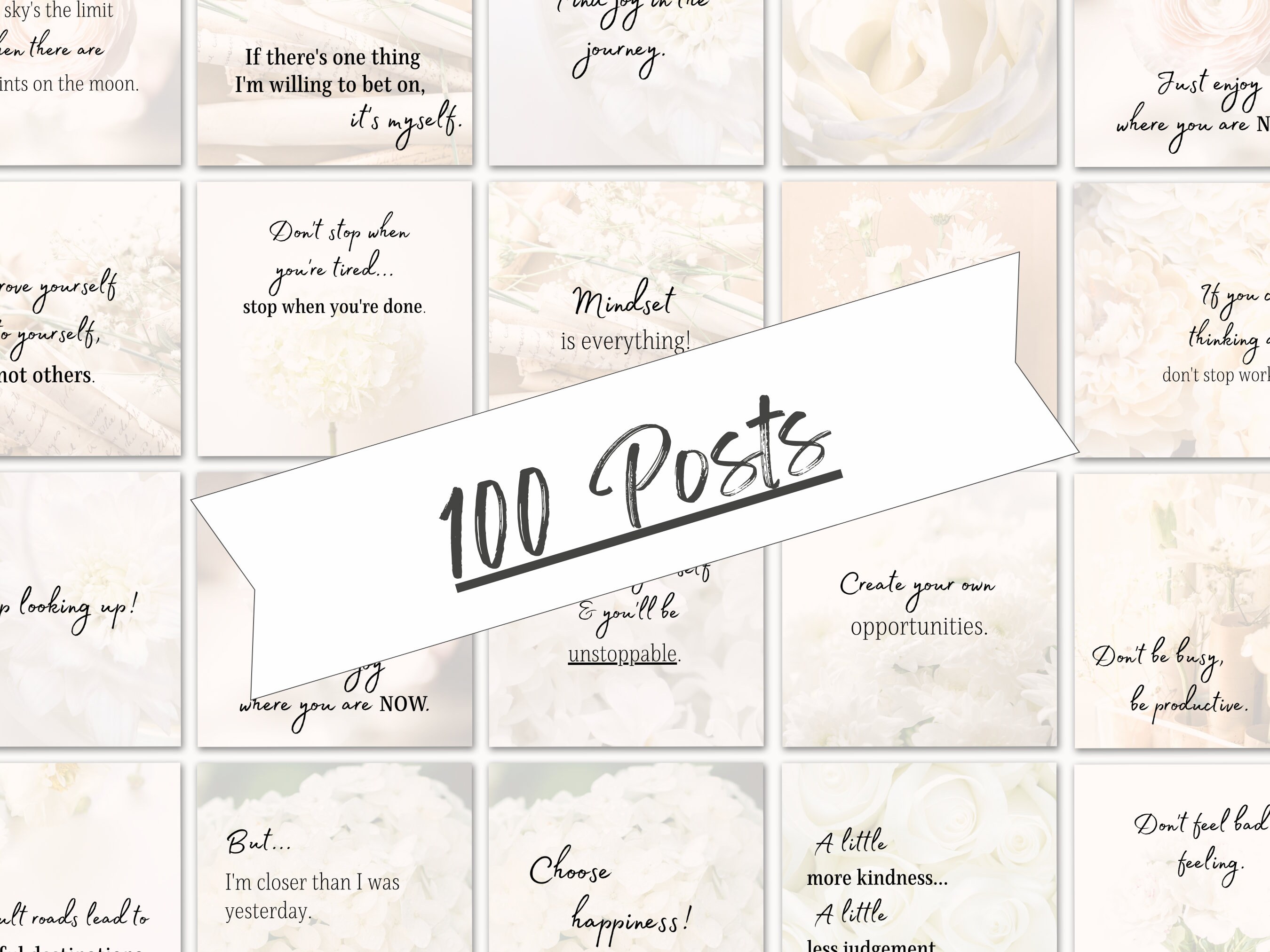 200 INSPIRATION AFFIRMATION Posts and Stories for Instagram/facebook ...