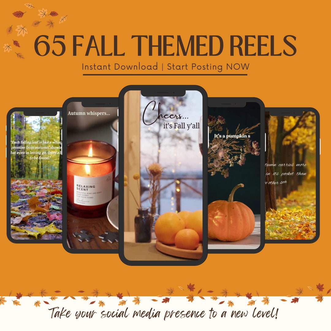 Fall Social Media Reels Elevate Your Social Media Presence Perfect for ...