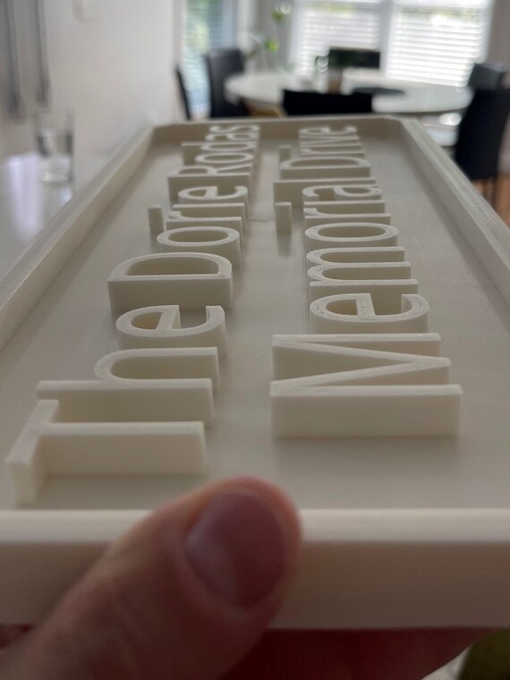 Custom Designed and 3D Printed Plaques - Etsy