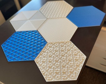 3d Hexagon Wall Tile - Etsy