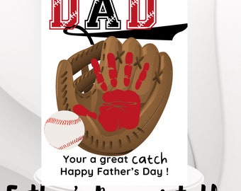 Fathers Day Handprint Craft Father's Day DIY Craft Father's Day Art ...