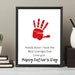 Fathers Day Handprint Craft Father's Day DIY Craft Father's Day Art ...