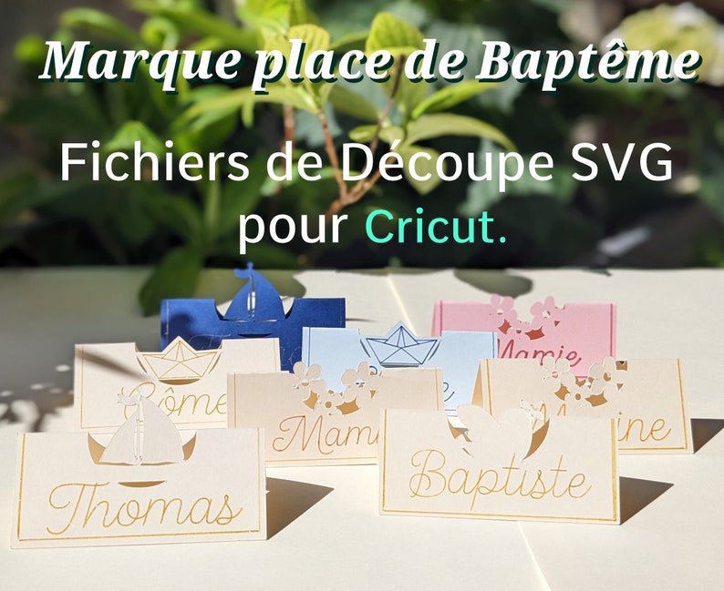 Marks Places of Baptism, Name Tag Baptism, Communion, Wedding SVG ...