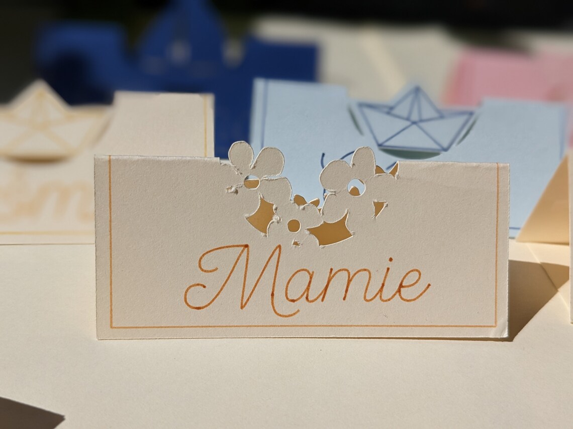 Marks Places of Baptism, Name Tag Baptism, Communion, Wedding SVG ...