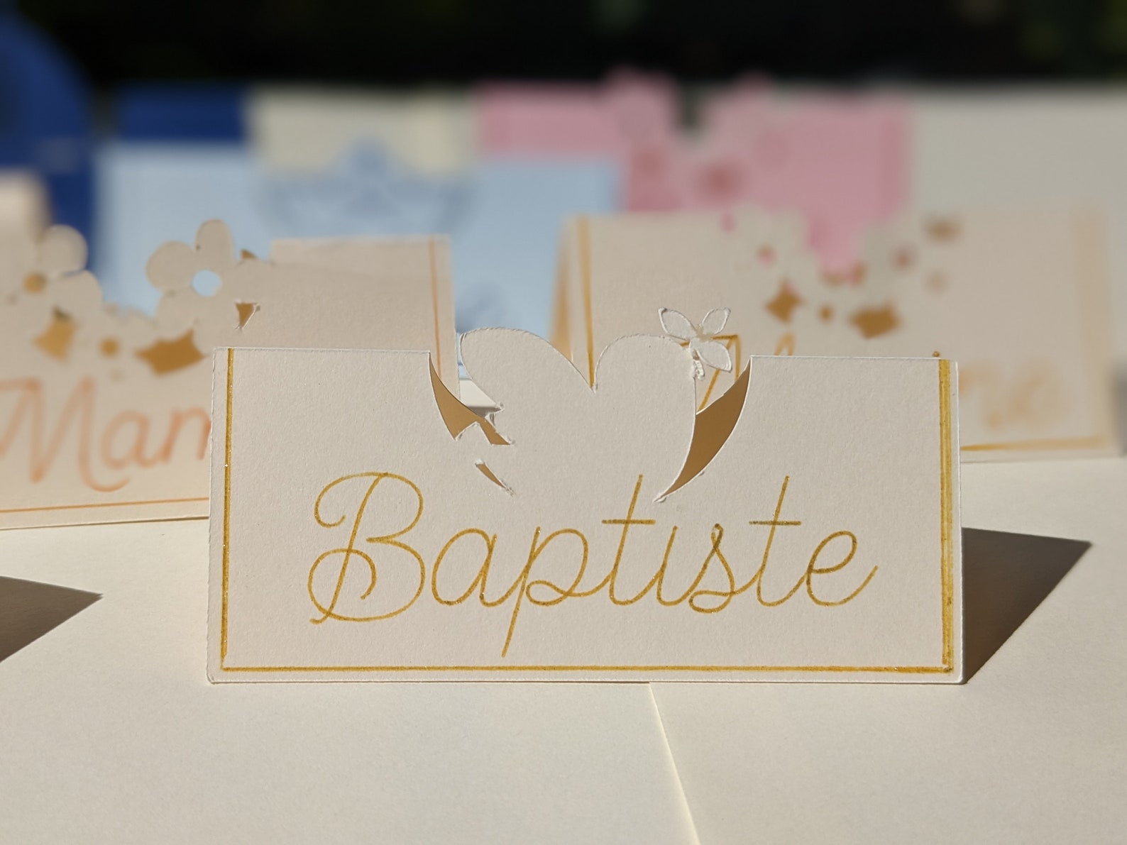 Marks Places of Baptism, Name Tag Baptism, Communion, Wedding SVG ...