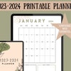 Printable Calendar 2023 2024 Printable Planner Digital Weekly Planner ...