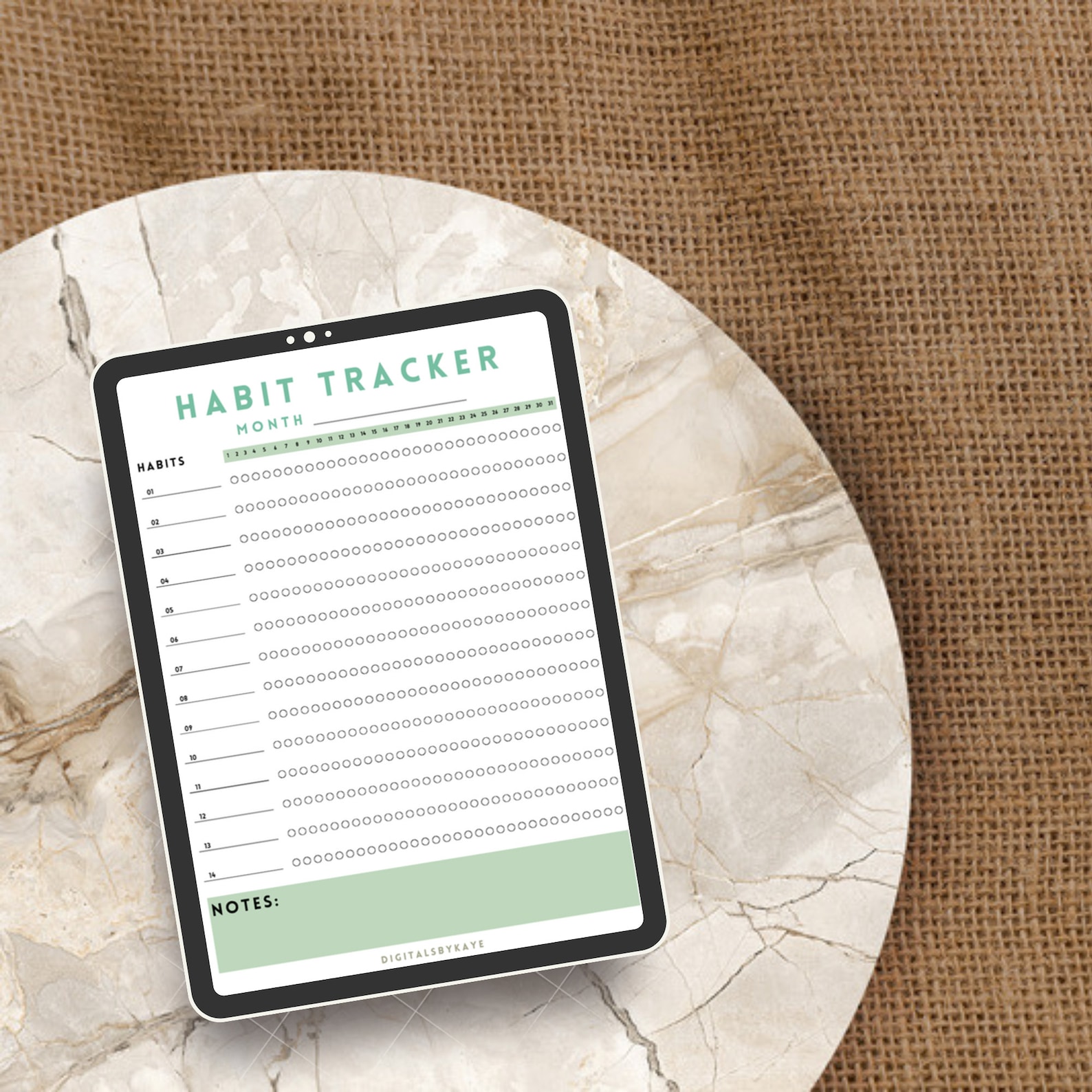 Habit Tracker Monthly Tracker Printable Habit Tracker Printable Tracker ...