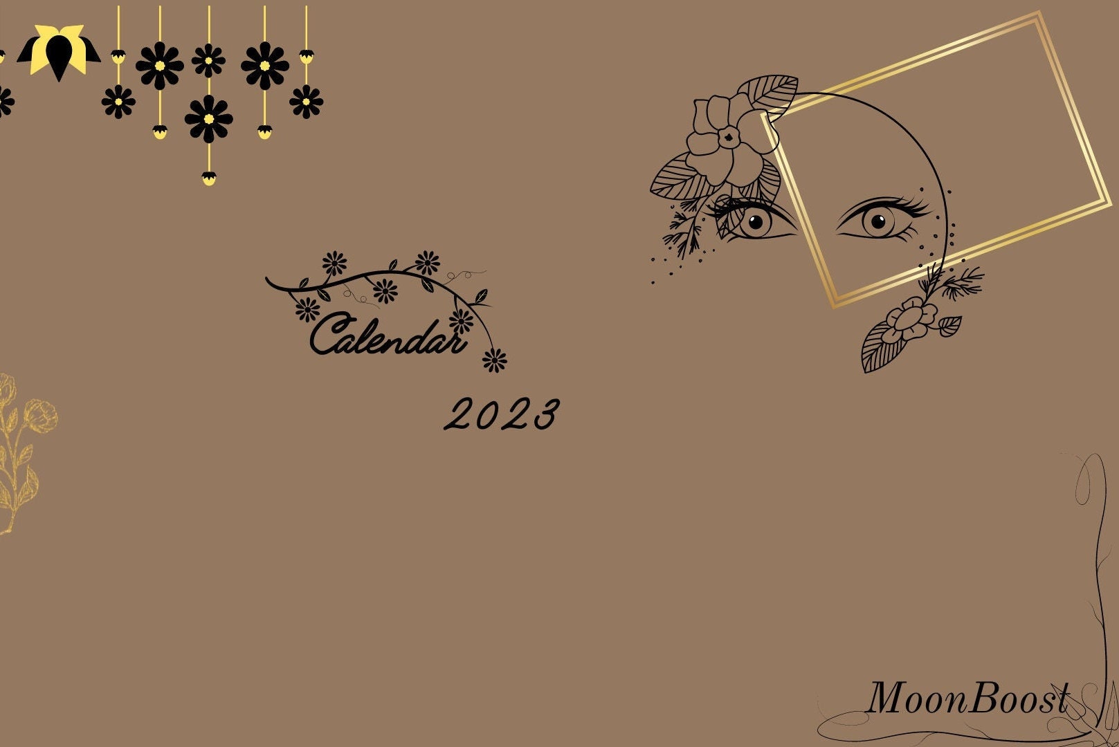 Printable Calendar, Wall Calendar, Desk Calendar. - Etsy