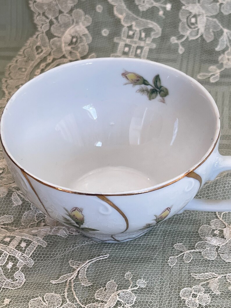 Vintage Yamaka China Yellow Rose 2 Piece Cup and Luncheon - Etsy