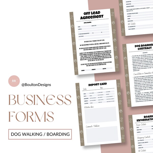 Dog Boarding Report Card Printable - Etsy