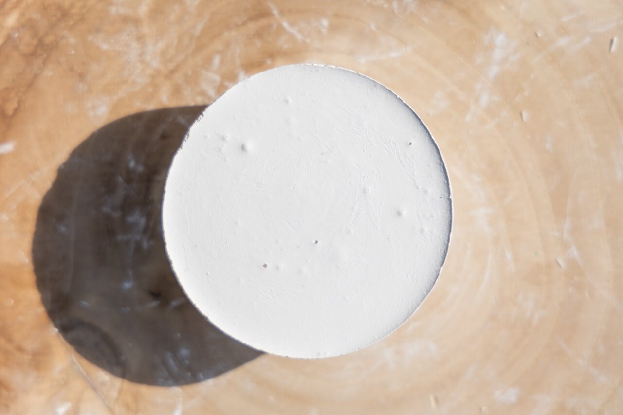 Set of 3 Blank Plaster Round Pen Holders Dot Art Rock Painting Mandala ...