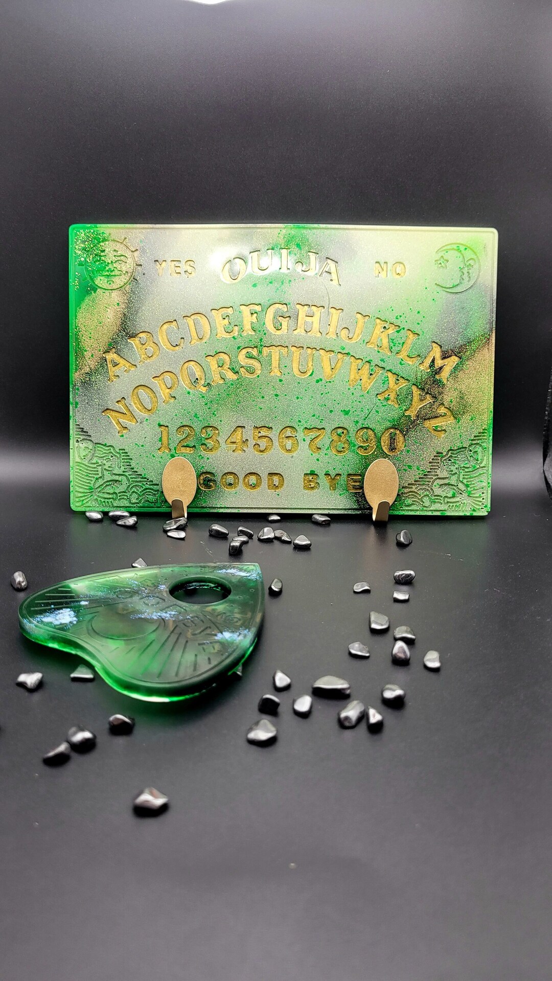Witchy Wall Decoration // Ouija Board With Hook + Planchette With ...
