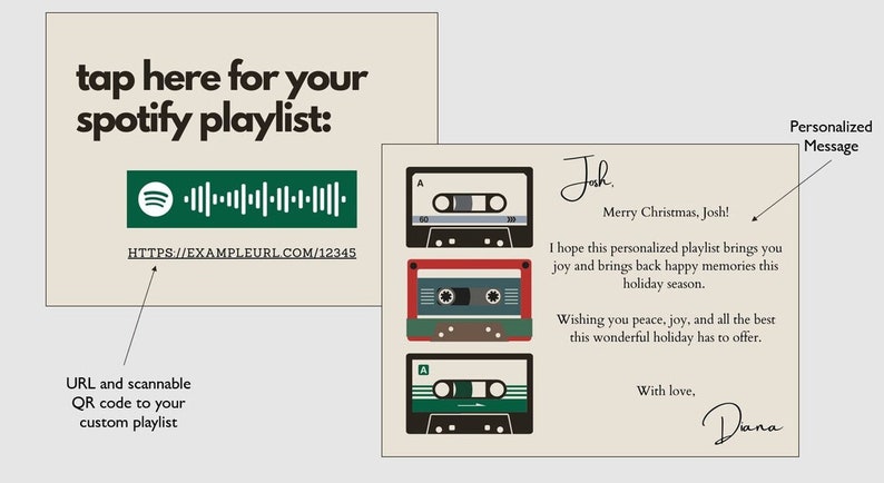 Personalized Playlists - Perfect for Last Minute, Custom Gifts! - Etsy