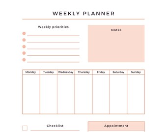 Therapist Planner Printable and Instant Download Weekly and - Etsy